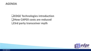 Edge optical transceivers | PDF