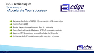 Edge optical transceivers | PPT