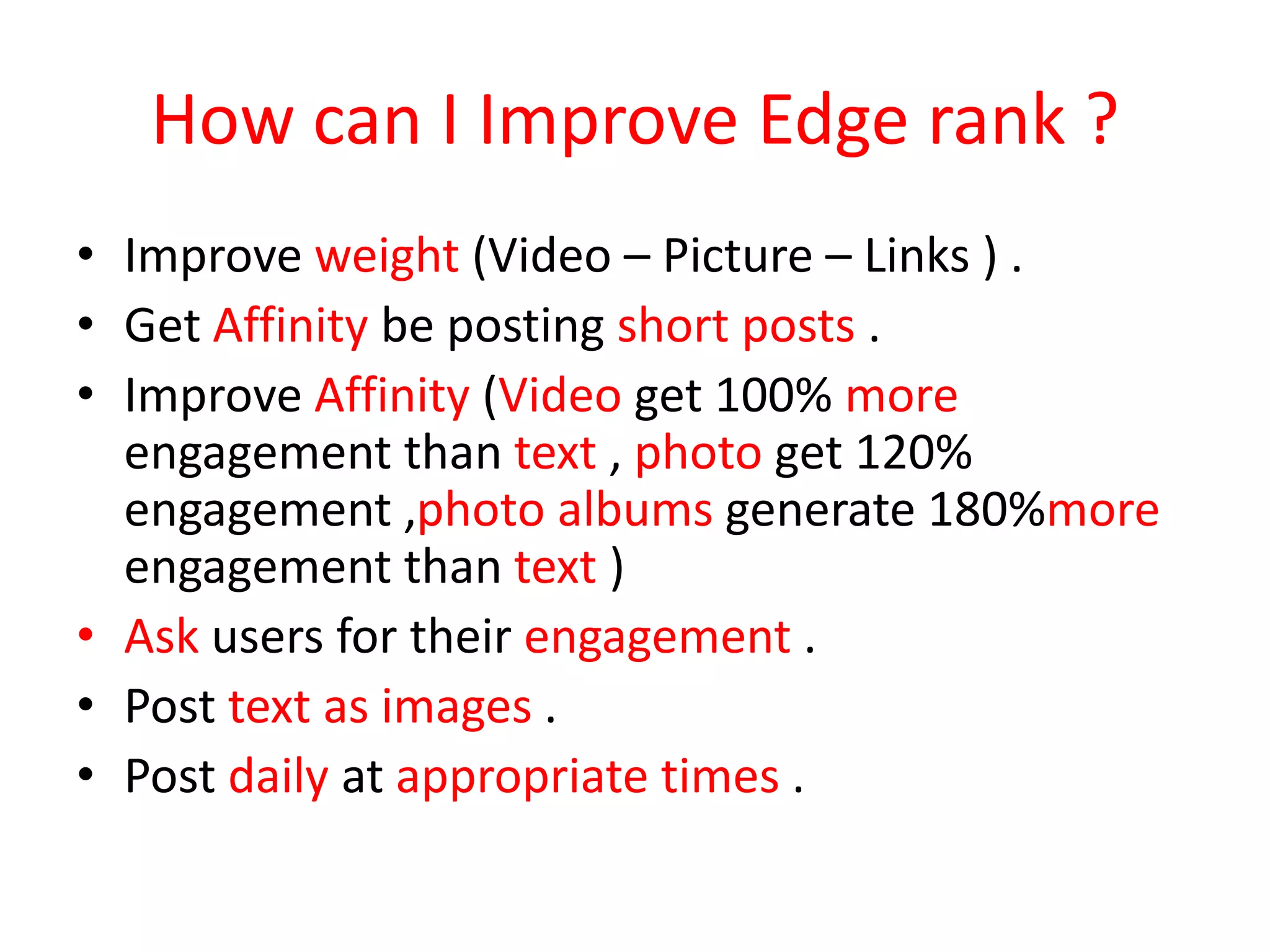 Edge rank | PPTX