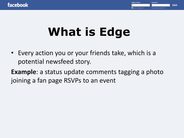 Edge rank algorithm | PPTX