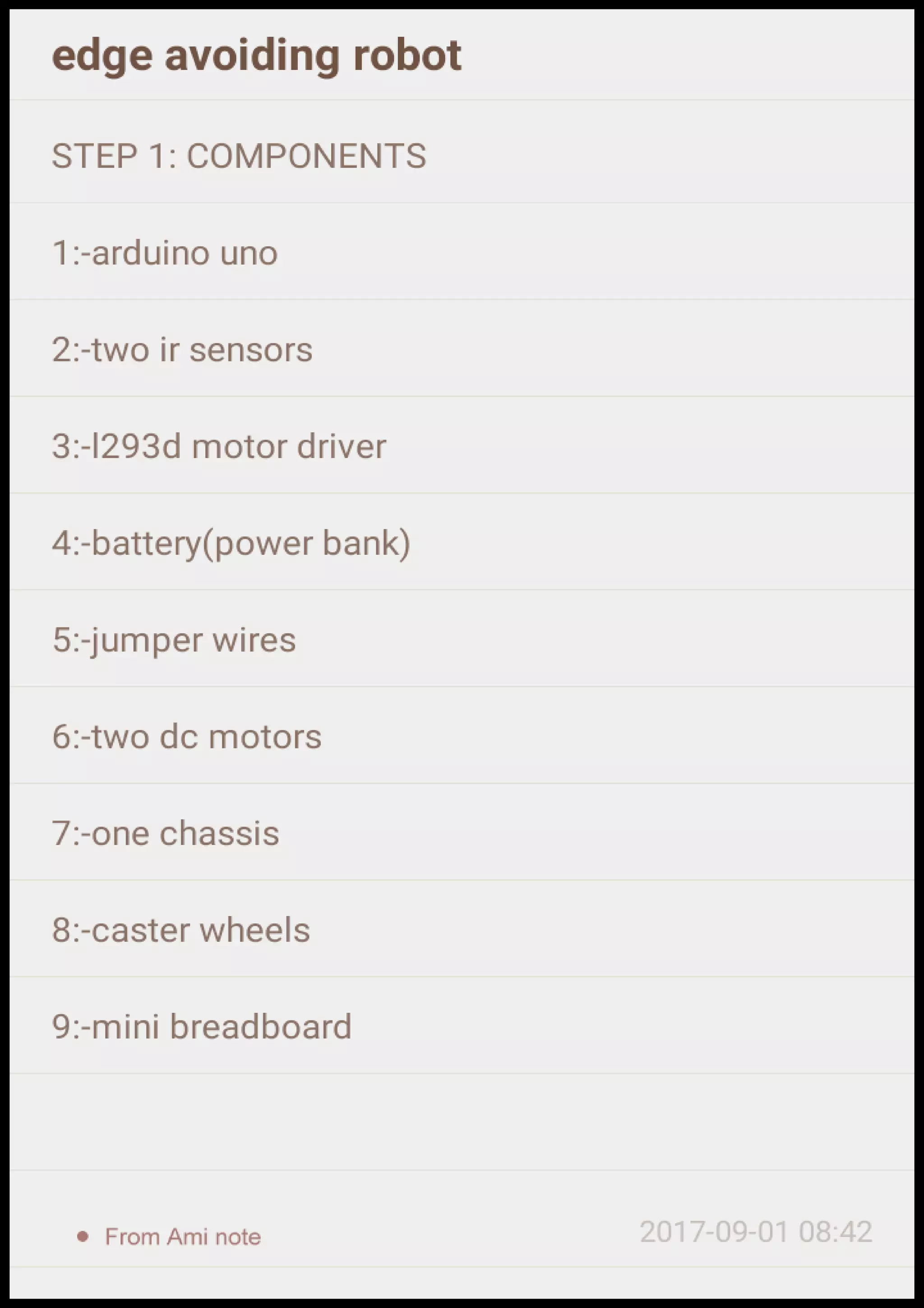 Edge avoiding arduino robot | PDF
