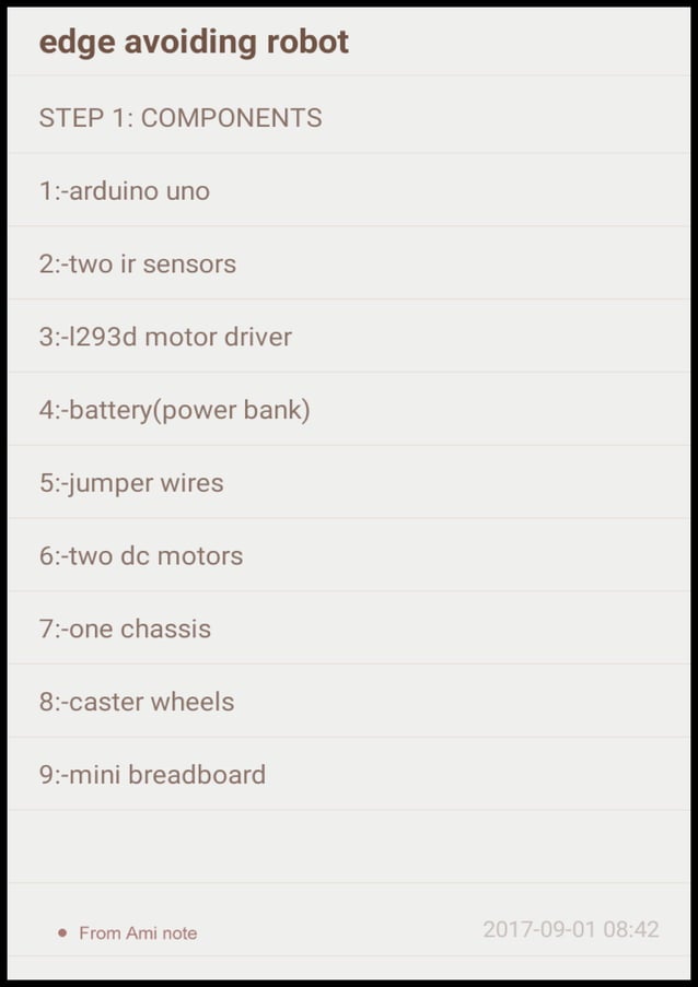 Edge avoiding arduino robot | PDF