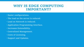 EDGE SEMINAR.pptx | Cloud Computing | Internet