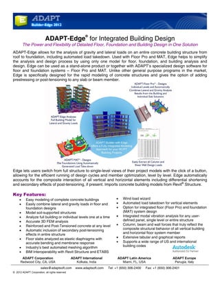 Edge structural analysis_brochure | PDF