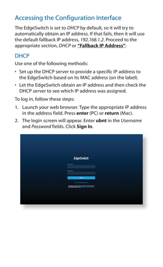 Edge switch es-24_qsg | PDF