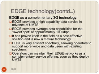 Edge technology | PPTX