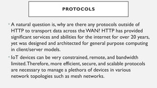 Edge to Cloud Protocol in Internet of things | PPTX