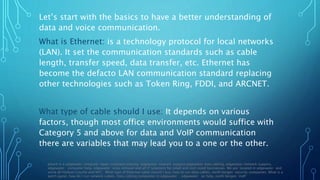 Edgewater data cabling | PPT