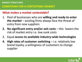 Contestable Markets - the UK Parcel Industry | PPTX