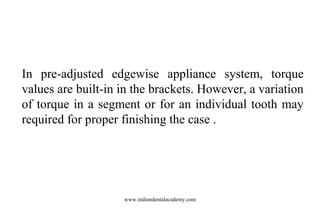 Edgewise technique /orthodontic courses training | PPT
