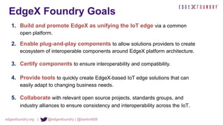 EdgeX Foundry - Open Interop Platform for the IoT Edge. | PDF