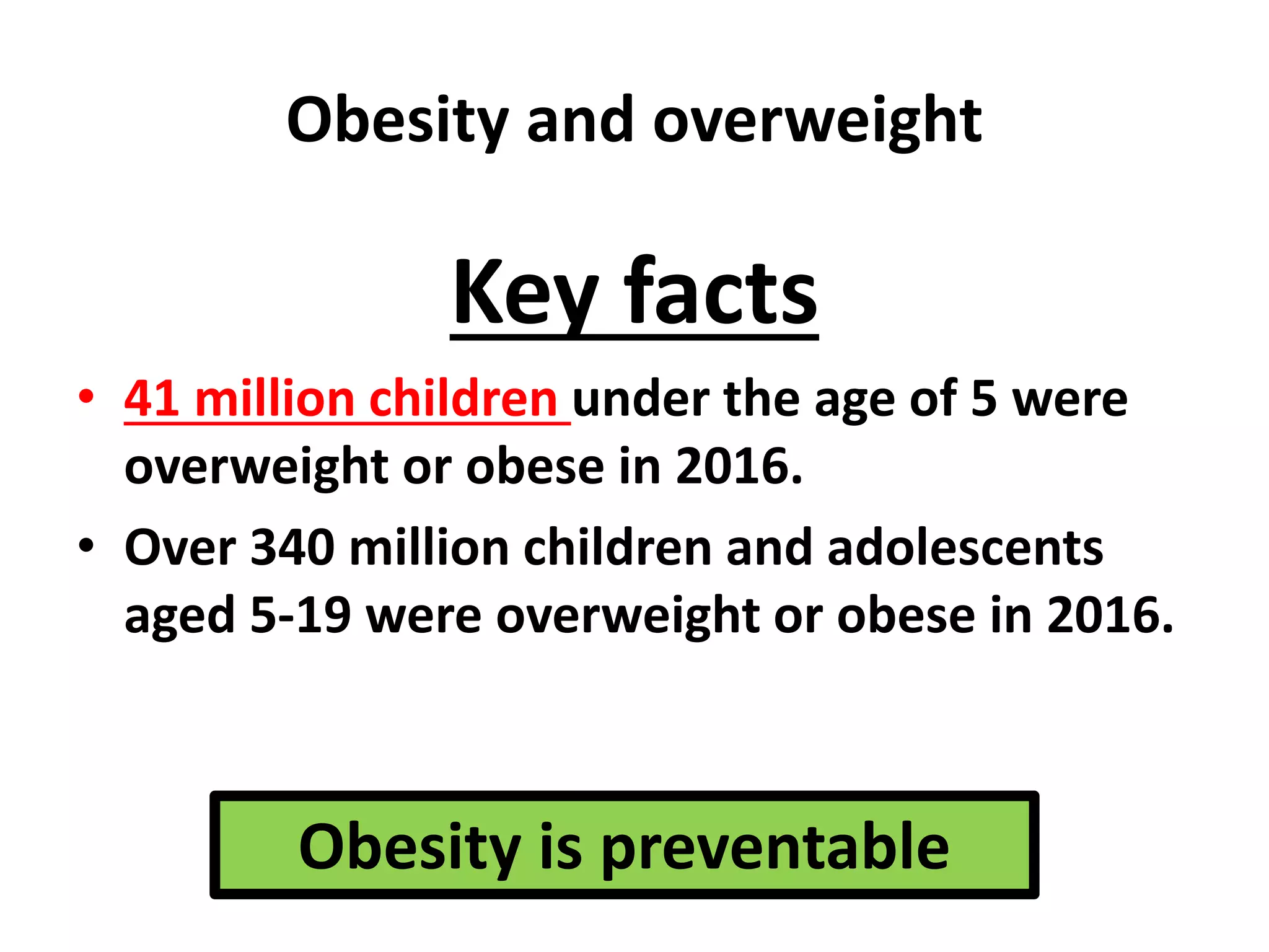 OBESITY & OVERWEIGHT ‘a modern day havoc ’ | PPTX