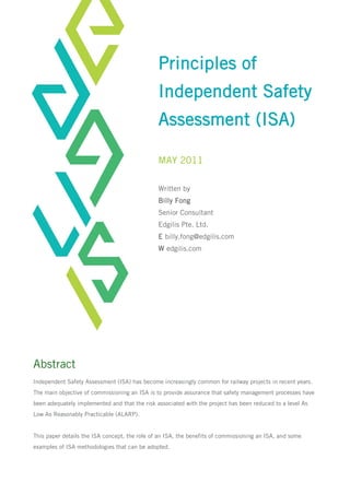 Edgilis principles of isa may11 | PDF