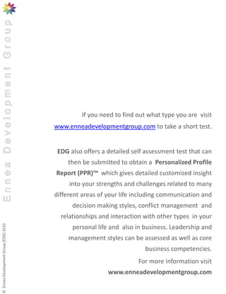 EDG Enneagram Nine types | PDF