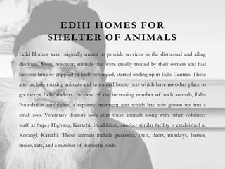 Edhi foundation | PPTX