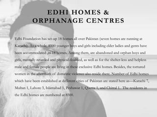 Edhi foundation | PPTX