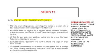 ESCALA DE DESARROLLO INFANTIL - EDI PEDIATRIA | PPTX