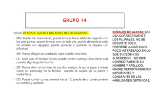 ESCALA DE DESARROLLO INFANTIL - EDI PEDIATRIA | PPTX