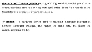 Electronic data Interchange which is there in information systems and ...