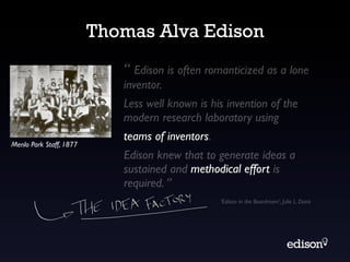 Edison Agency Presentation | PDF