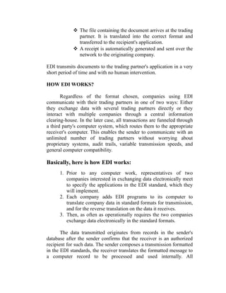 Edi basics | PDF