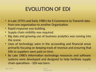 EDI-Retail.pptx.......................... | PPTX | Retail Industry ...