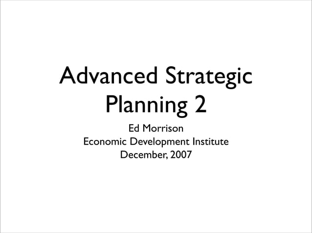 EDI Strategy 2 Course Slides | PPT