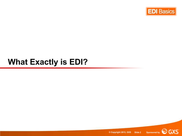 Introduction to EDI Basics | PPTX | Email | Internet