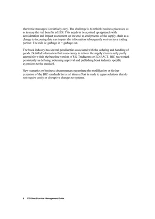 Edi Best Practice | PDF