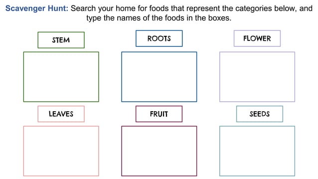 Edible-Plant-Parts-Scavenger-Hunt-Grades-1-3-Student-Edition.pptx ...