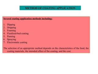 Edible coatingnew | PPT