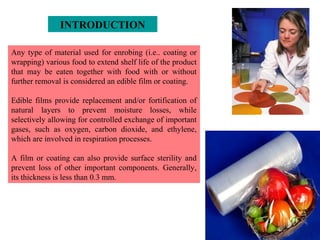 Edible coatingnew | PPT