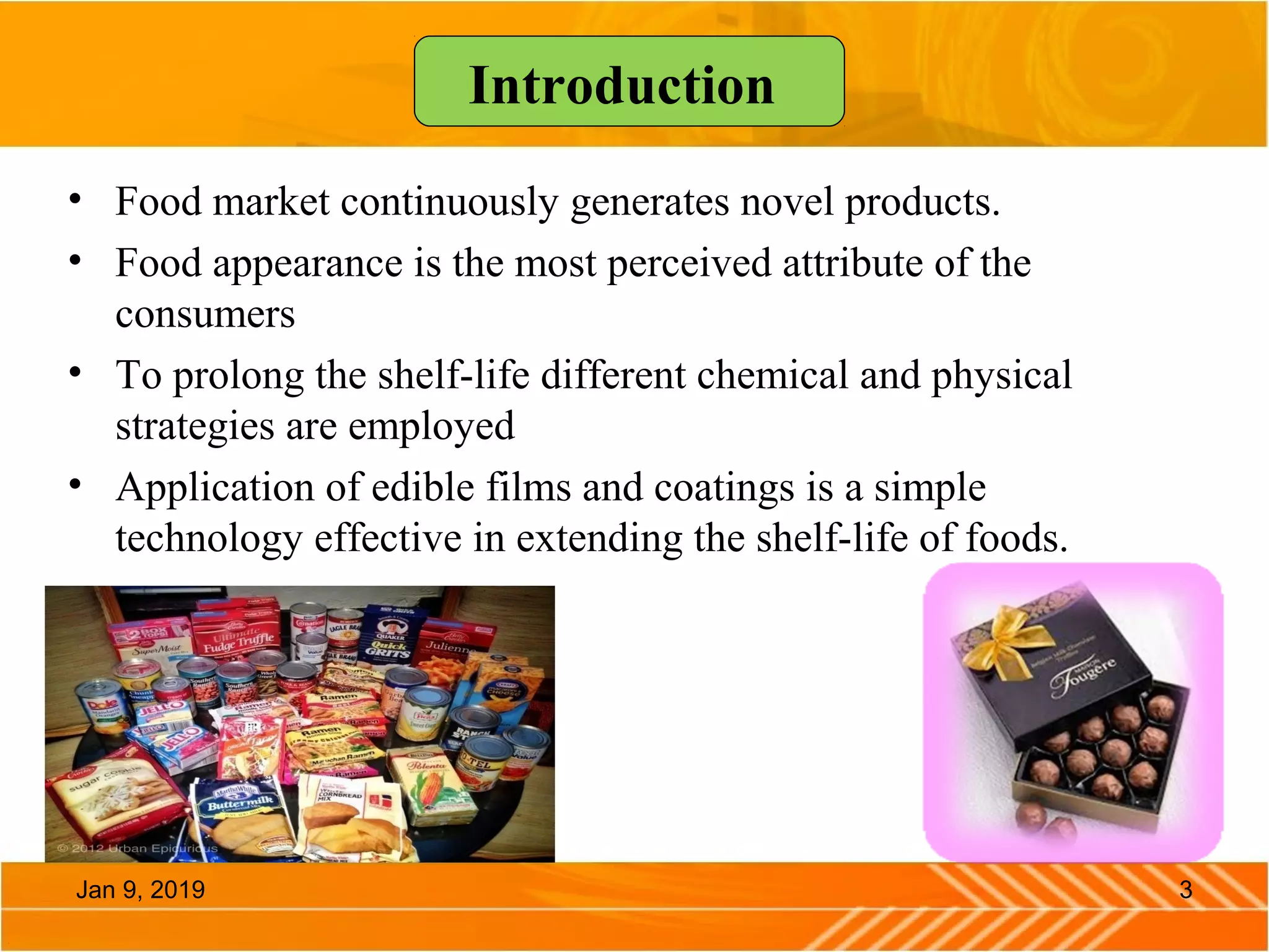 Edible coatings ppt | PPT