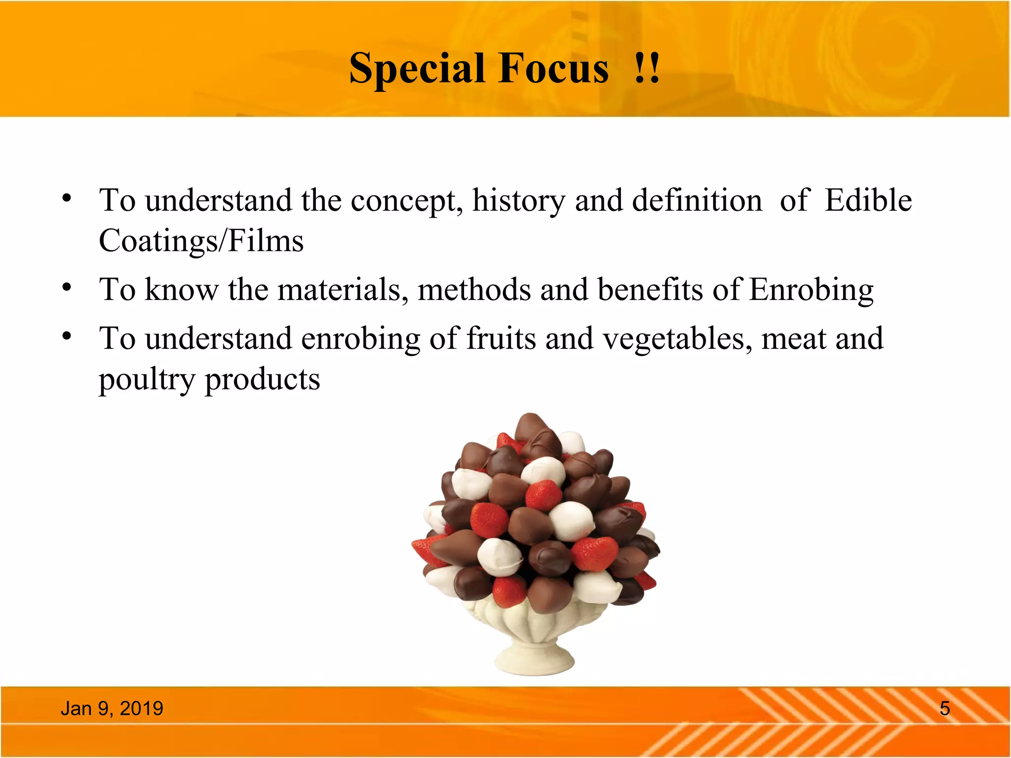 Edible coatings ppt | PPT