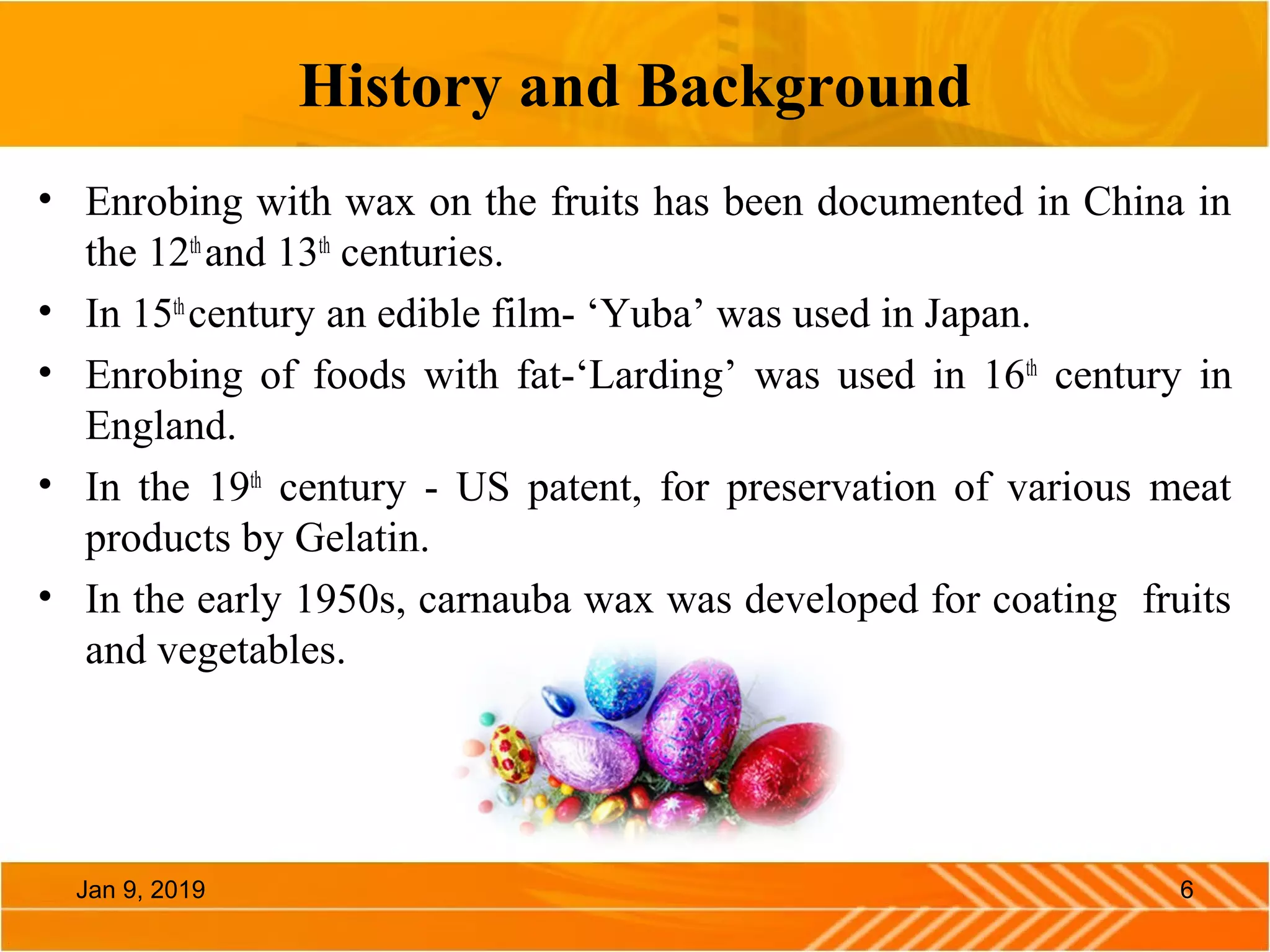Edible coatings ppt | PPT