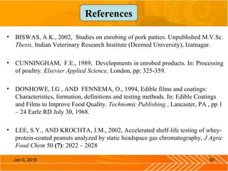 Edible coatings ppt | PPT