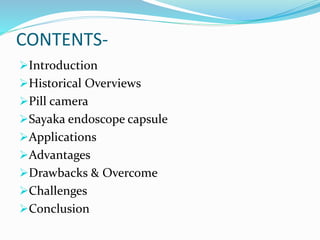 Edible electronics//pill cam | PPTX