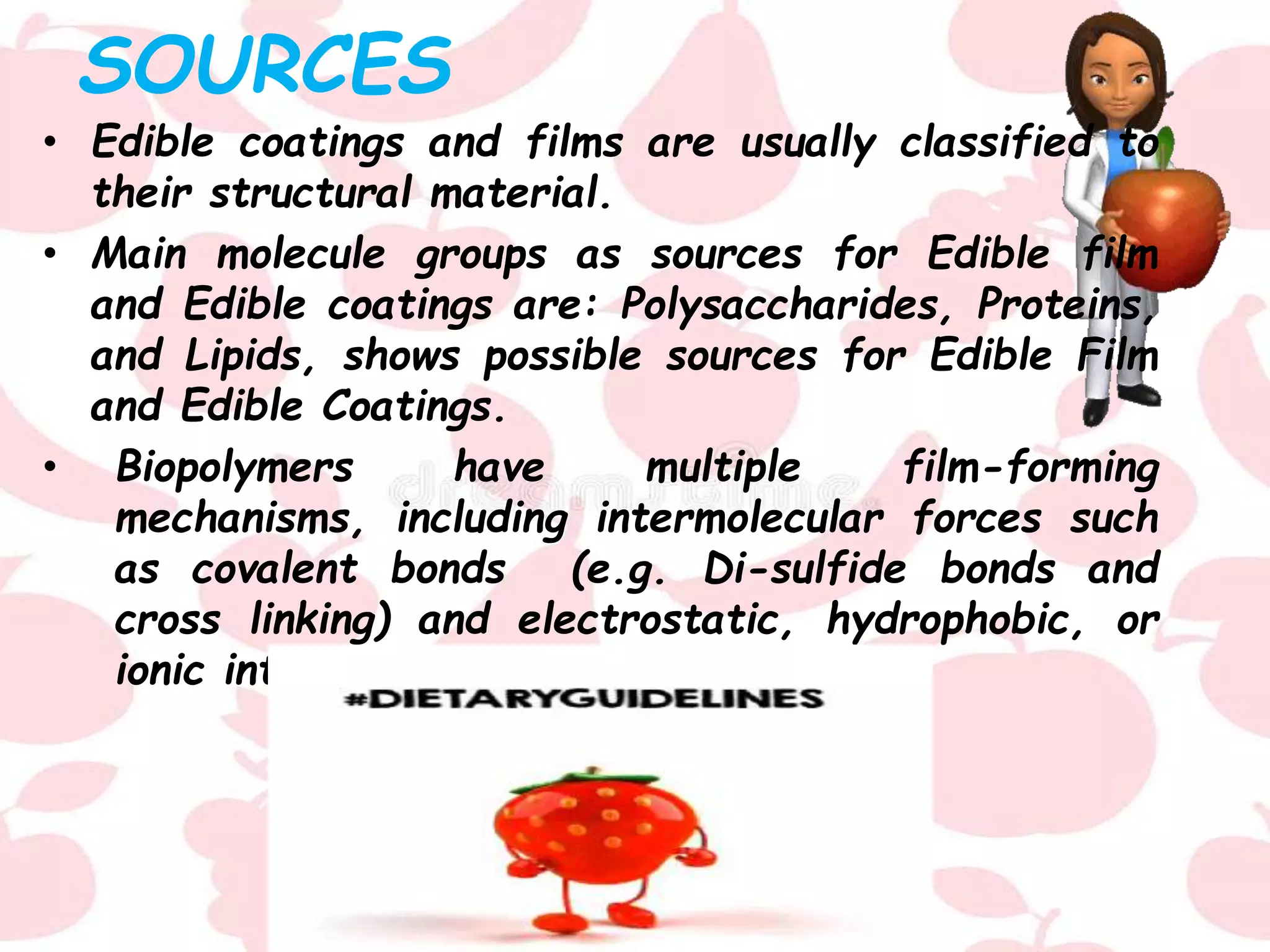 Edible films and coatings | PPTX