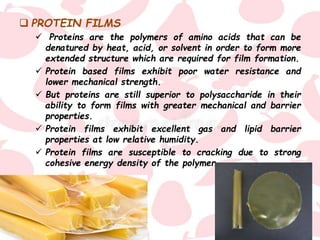 Edible films and coatings | PPTX