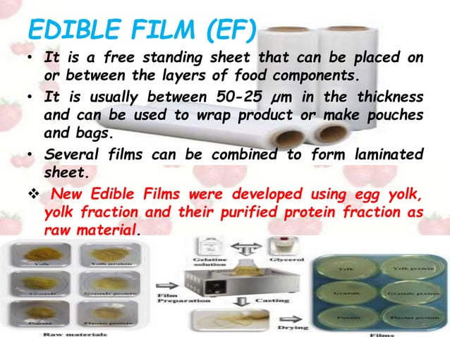 Edible films and coatings | PPTX