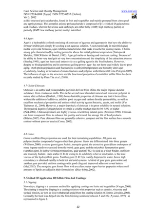 Edible films from polysaccharides | PDF