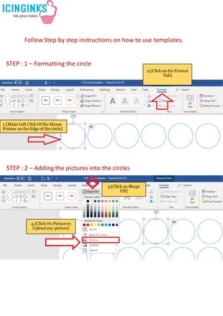 Edible Image Templates Online | Icinginks | PDF