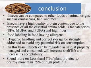 Edible insects | PPTX