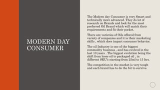 Edible oil consumer behaviour | PPTX
