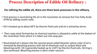 Edible oil processing | PPTX