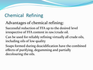 Edible oil refining | PPTX