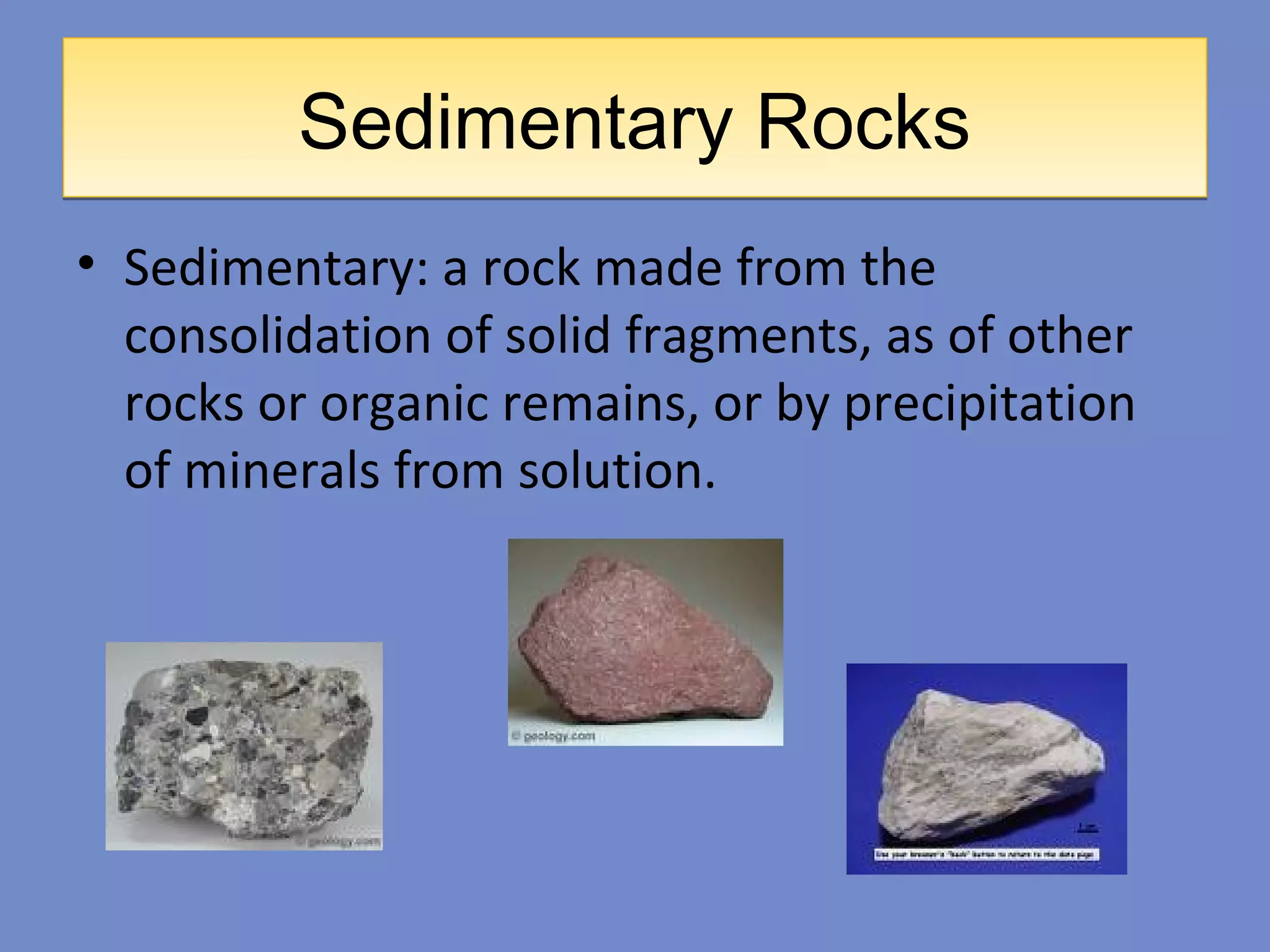 Edible rock cycle | PPT