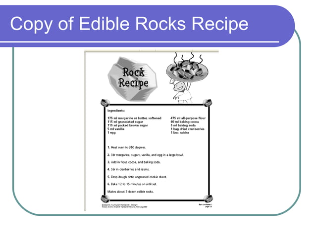 Edible Rocks | PPT