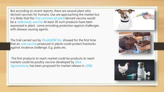 Edible vaccine | PPTX