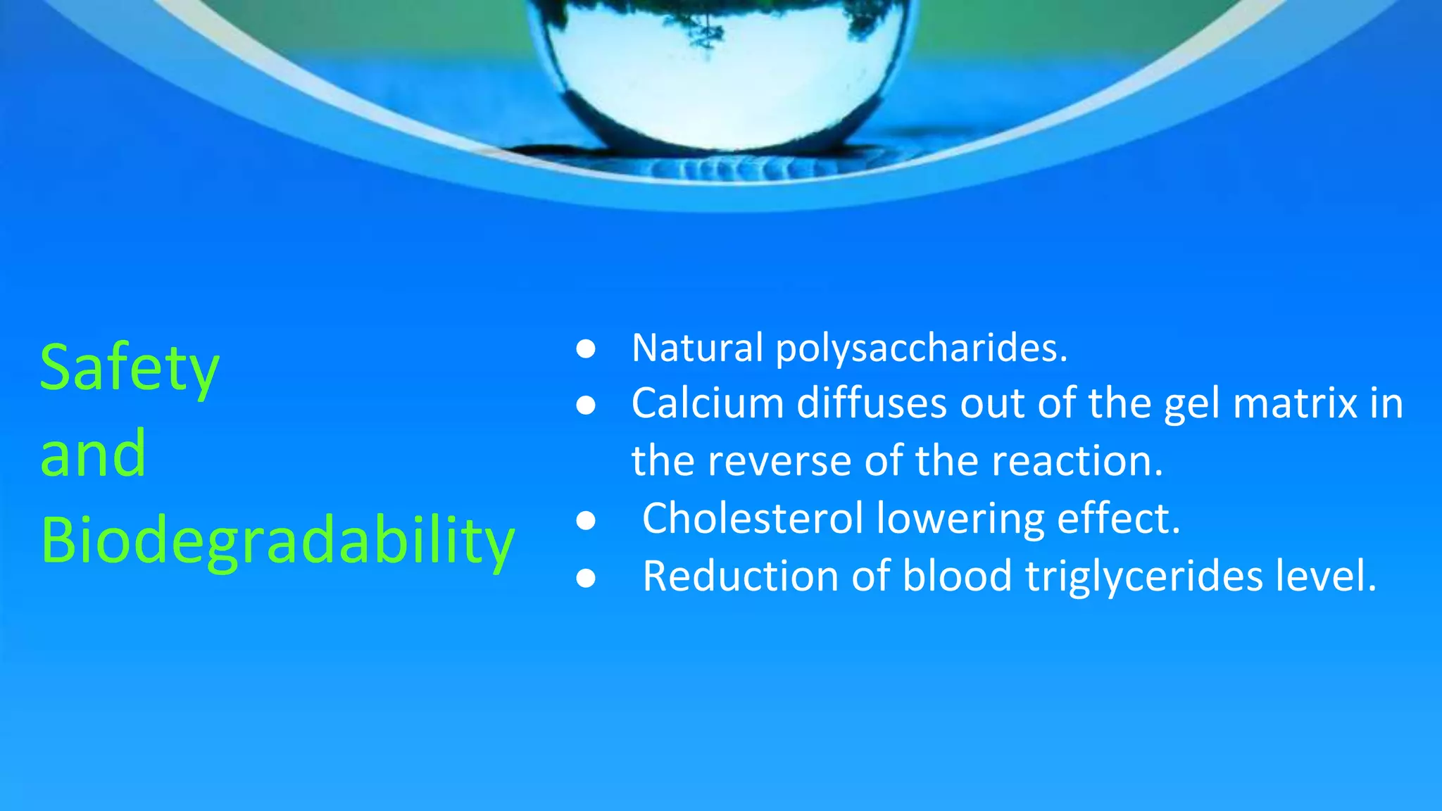 Edible water blob | PPTX